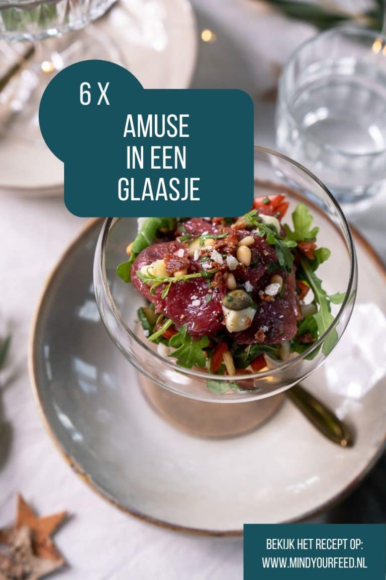 6x amuse in een glaasje recepten - Mind Your Feed