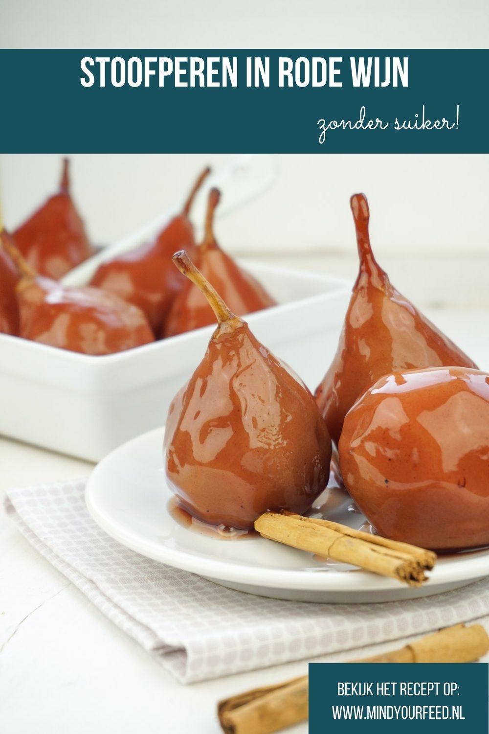 Stoofperen zonder suiker - Mind Your Feed