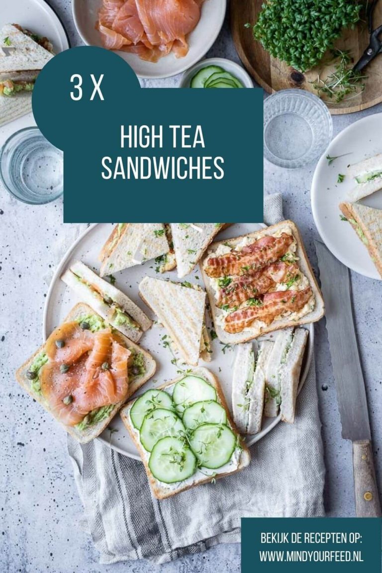 3x High tea sandwiches - Mind Your Feed