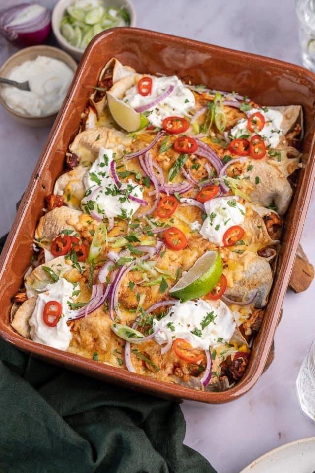 Enchiladas met kip - Mind Your Feed