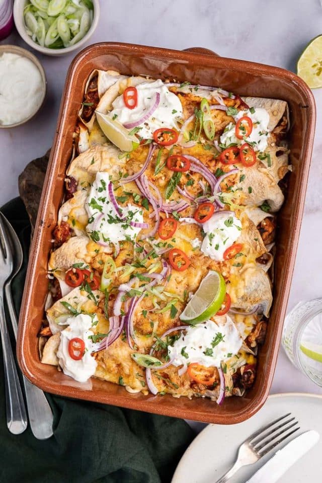 Enchiladas met kip - Mind Your Feed