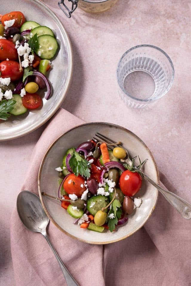 Griekse salade - Mind Your Feed