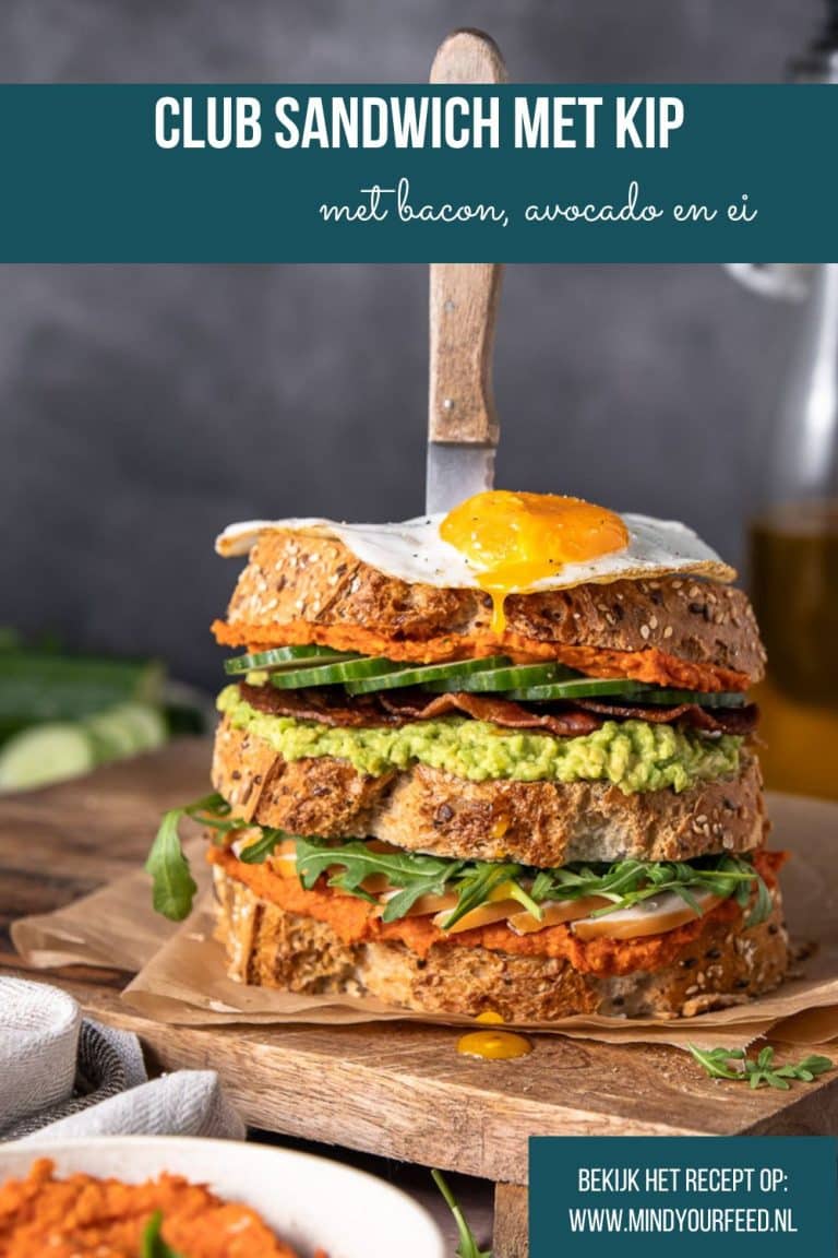 Club sandwich met kip - Mind Your Feed